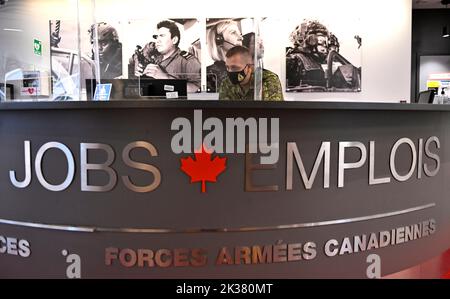 Canadian Armed Forces (CAF) Recruitment center at Halifax, Nova Scotia ...