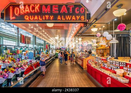 Pike Place Market Produce, Seattle Washington state Stock Photo - Alamy
