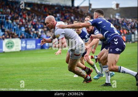Featherstone, England -25th September 2022 - Lucas Walshaw of Batley ...