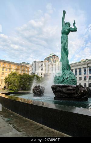 Statue of Eternal Life in Cleveland Ohio Stock Photo - Alamy