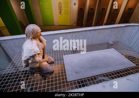 Prehistoric Man, Stone Age Funeral Ceremony Stock Photo - Alamy