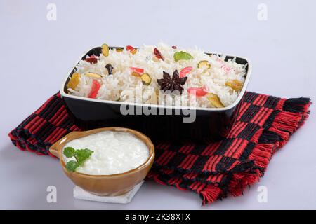 Star anise placed on cooked rice with use of selective focus on a ...