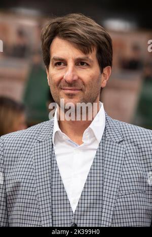 Guillaume Benski attends the UK Premiere of "Mrs Harris Goes To Paris ...
