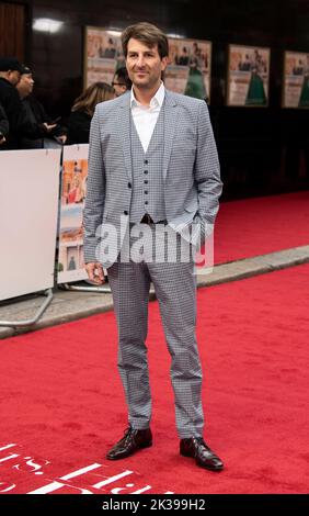Guillaume Benski attends the UK Premiere of "Mrs Harris Goes To Paris ...