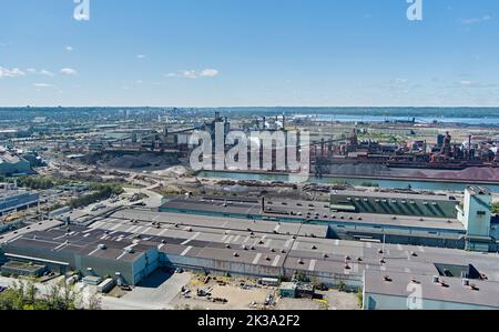 Hamilton Industrial Area steel mills Stock Photo - Alamy