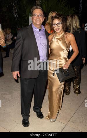 MIAMI, FL - SEP 24: Robert Einhorn and Brett Graff are seen during ...