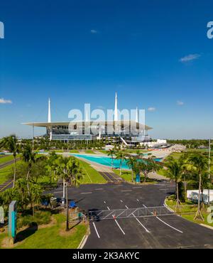 Hard Rock Stadium Miami aerial view - home of the Miami Dolphins ...