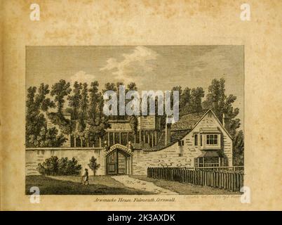 arwenack house, falmouth, cornwall, england Stock Photo - Alamy