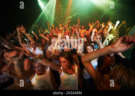 a large crowd at a music concert- This concert was created for the sole ...