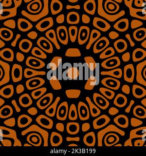 Artistic multicolored ornamental vintage seamless pattern, monochrome ...
