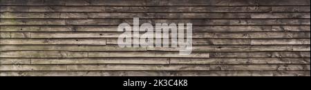 Rustic brown wood cladding texture, horizontal unpainted old wood ...
