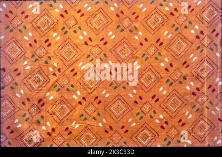 Tie dye bandhani made in Bhuj, Kutch, Gujarat, India, Asia Stock Photo ...