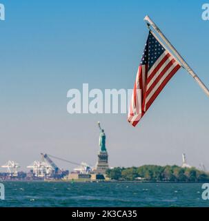 Statue, monument, dedicated to Auguste Bartholdi (1834-1904) creator of ...