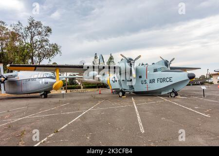An American Grumman SA-16 Albatross amphibious search and rescue plane ...