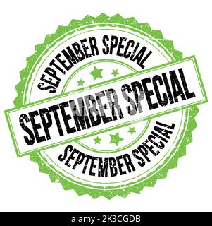 SEPTEMBER SPECIAL text written on red rectangle stamp sign Stock Photo ...