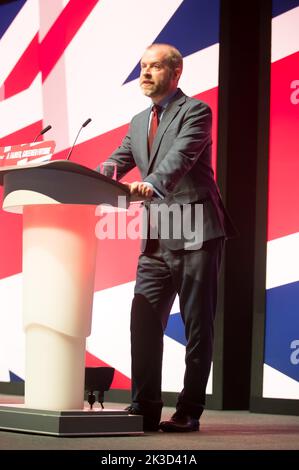 Jonathan Reynolds MP Labour party politician in Westminster on Budget ...