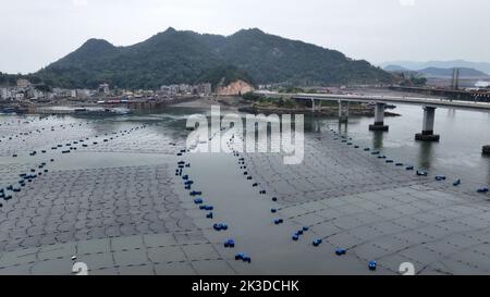 NINGDE, CHINA - SEPTEMBER 23, 2022 - An aerial photo shows an offshore ...