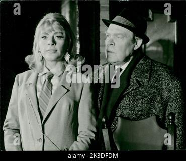 Szene aus der Fernsehkrimireihe "Dem Täter auf der Spur", Folge ...