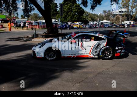 The luxurious cars at the Porsche Carrera cup down at Albert Park ...