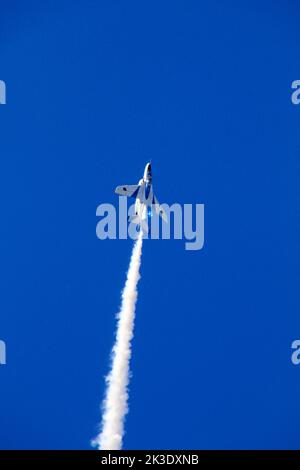 Japanese aerobatic team Blue Impulse display Stock Photo - Alamy