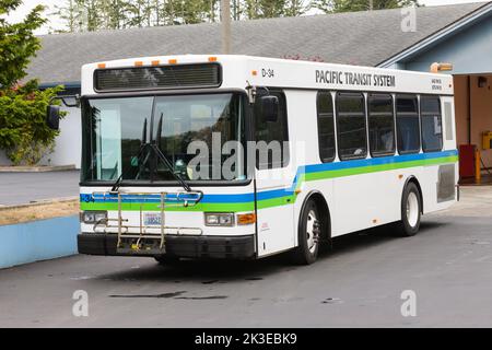 Seaview, WA, USA - September 21, 2022; Pacific Transit Dial A Ride bus ...