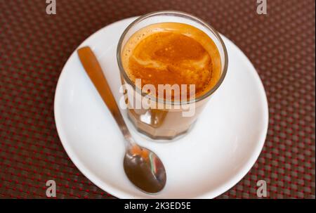 Popular Spanish coffee Cortado Stock Photo - Alamy