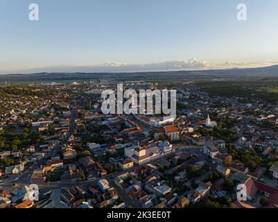 Aerial view of the city of Turda in Romania Stock Photo - Alamy