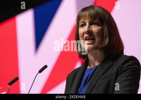Chancellor of the Exchequer Rachel Reeves (centre) during a visit to ...