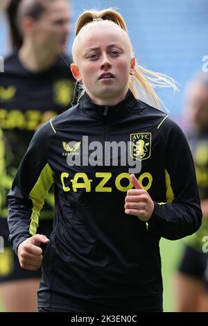 Freya Gregory (18 Aston Villa) on the ball During the Womens Super ...