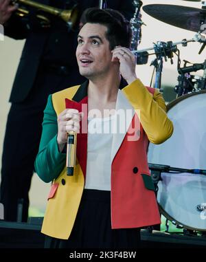 August 19, 2022 Panic! At The Disco, perform on NBC's Today Citi Summer ...
