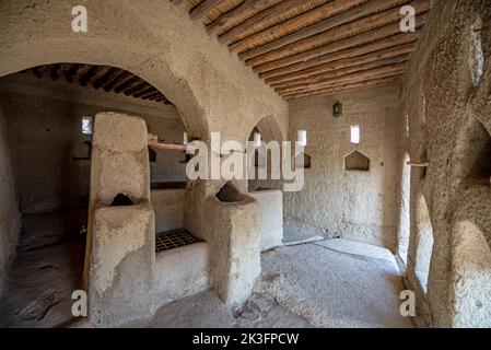 Interiors of Bahla Fort Citadel, Oman Stock Photo - Alamy