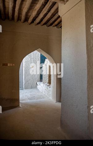 Interiors of Bahla Fort Citadel, Oman Stock Photo - Alamy