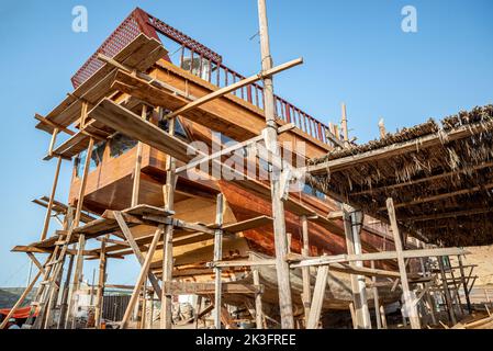 Dhow Factory. Sur. Sultanate of Oman Stock Photo - Alamy