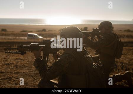 U.S. Marine Corps Cpl. Nicholas Fingers, team leader with Charlie ...