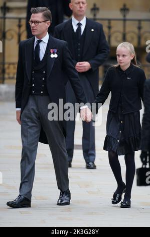 George Gilman at the State Funeral of Queen Elizabeth II, held at ...