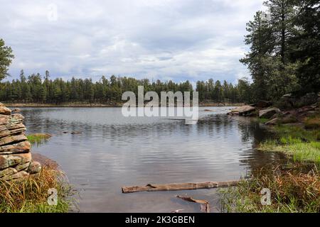 View of Woods Canyon Lake near Payson, Arizona Stock Photo - Alamy