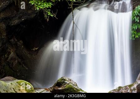 Mountain Spring and Waterfall in Emei Mountain, Sichuan Province, China ...