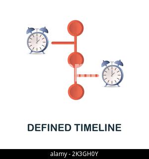 Milestone icon. 3d illustration from project development collection ...