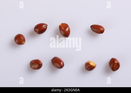Fall Chanachur food on a white background. Mixed Chana chur with white ...