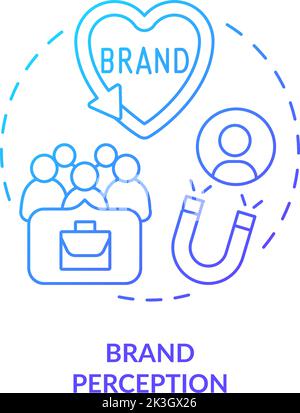 Value proposition blue gradient concept icon Stock Vector Image & Art ...