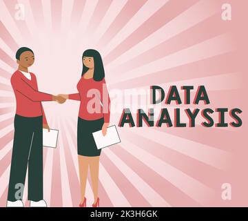 Conceptual display Data Modeling. Business showcase process of transferring data between data ...