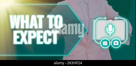 Handwriting text What To ExpectConfusion about the belief of what will ...