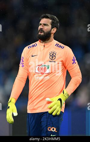 LE HAVRE - Brasil goalkeeper Alisson during the International friendly ...