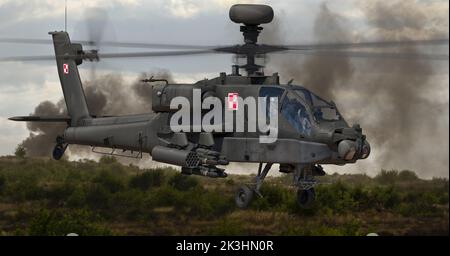 Boeing AH-64 Apache of the Polish Armed Forces Stock Photo - Alamy