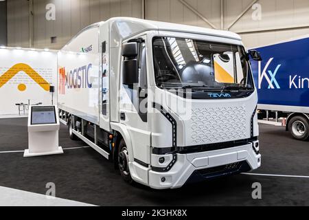 Tevva electric truck presented at the Hannover IAA Transportation Motor ...