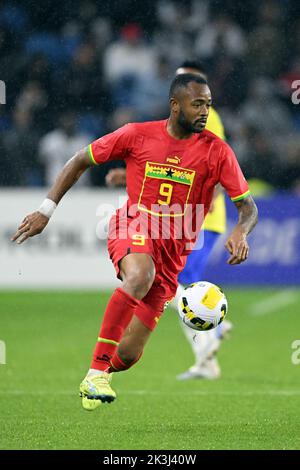 LE HAVRE - Jordan Pierre Ayew of Ghana during the International ...
