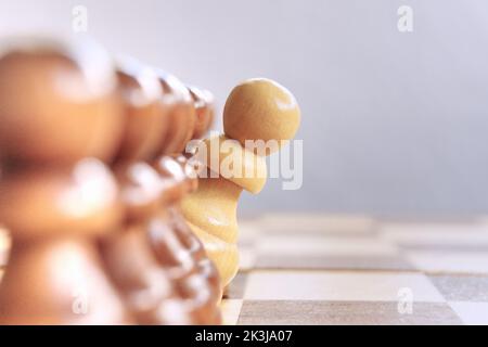A chess piece as motivation for a good mood Stock Photo - Alamy