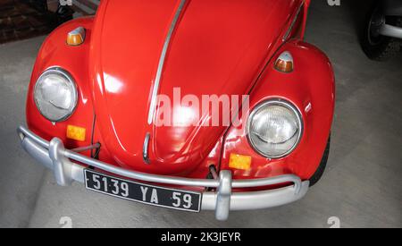Dudutki, Belarus - June 12, 2022: Old black restored Audi car. Retro ...