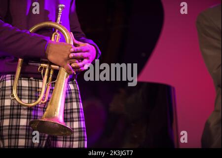 Trumpet, European Jazz Expo, Cagliari, Sardinia, Italy, Europe Stock ...