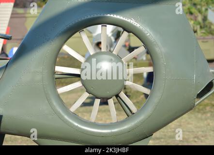 a detail of helicopter rear propeller from military free open air ...